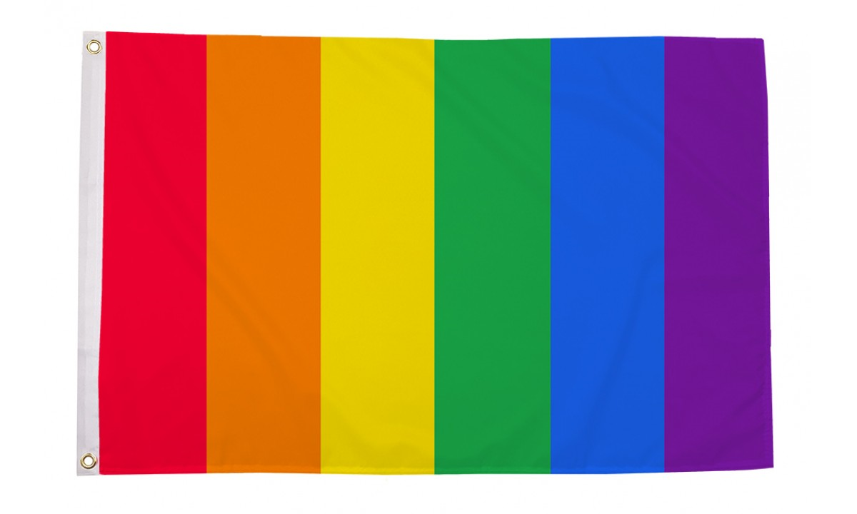 Vertical Stripe Rainbow 3x5 Flag – Pride Flags and Costumes